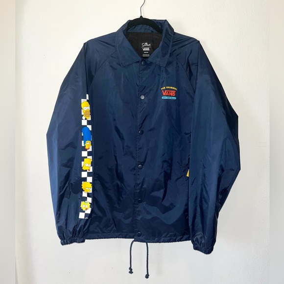 Vans | Jackets & Coats | Vans X Simpsons Windbreaker Jacket M | Poshmark